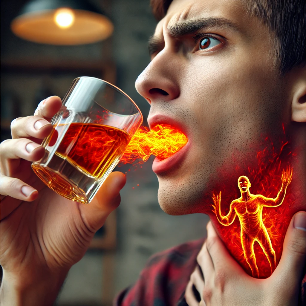Why Does Alcohol Burn Your Throat? - Georgia Addiction Treatment Center